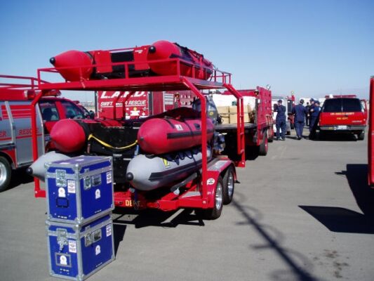 Custom Fire Rescue Trailer | CA Fire Station Custom Trailer