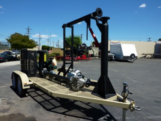 CA Custom Military Radar & Satellite Trailers | Bear Trailersports