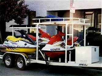Jet Ski Top Racks for Sale | Truck Top Racks CA - Bear Trailersports